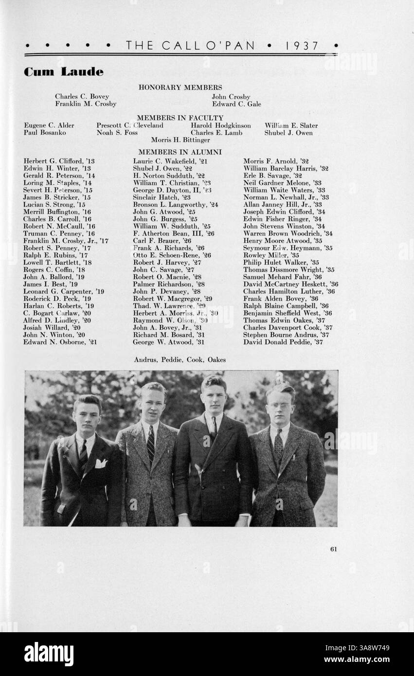 Blake School’s 1937 'Call-O'-Pan' yearbook captures important moments ...