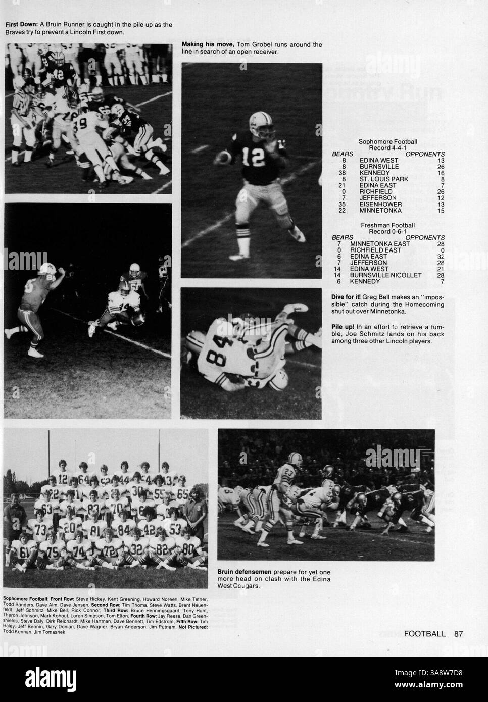 Yearbook from lincoln high school commemorates the 1979 1980 school ...