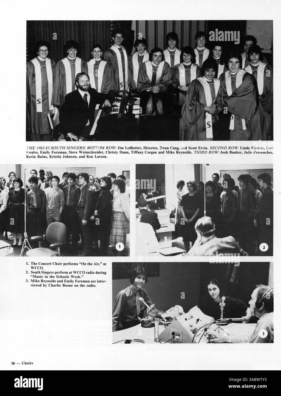 The 1983 'Tiger' yearbook from South High School captures moments from ...