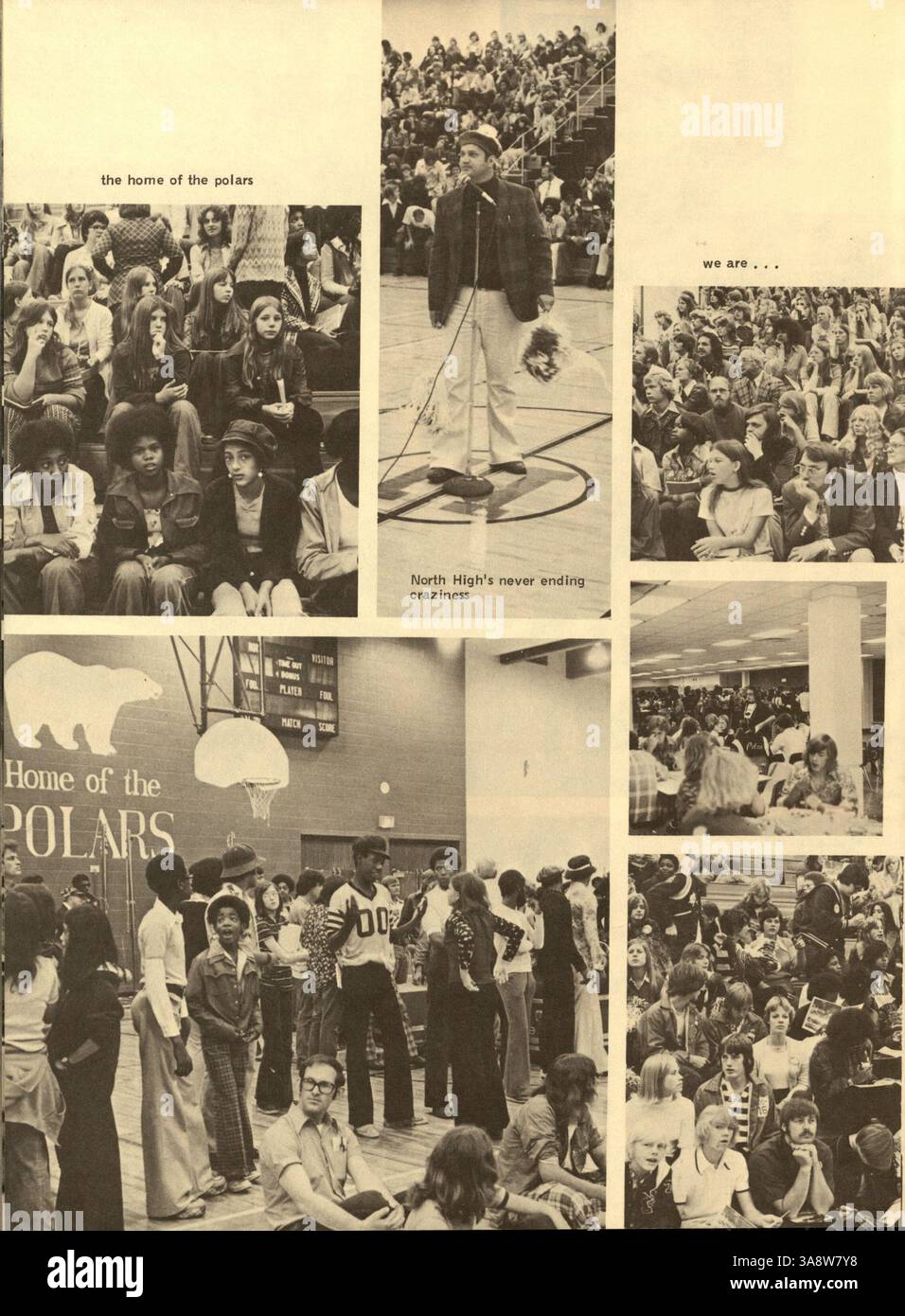 This 1976 'Polaris' yearbook from North High School documents student ...