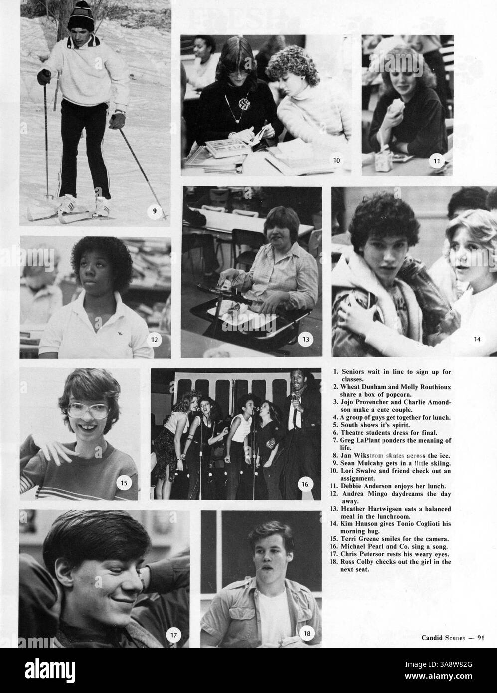 The South High 1983 'Tiger' yearbook highlights the 1982-1983 academic ...