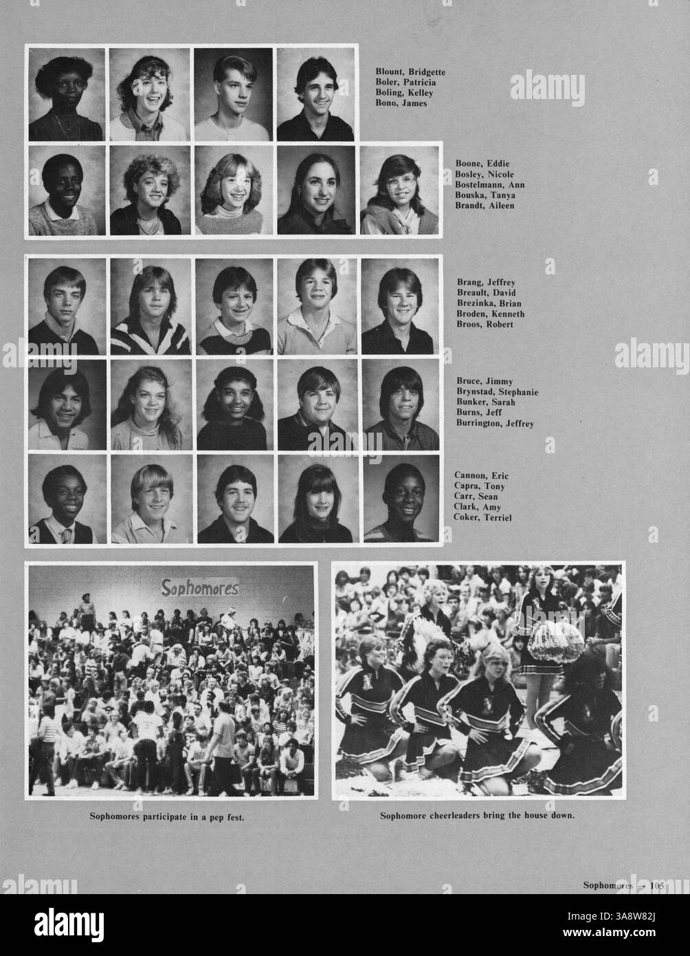 This edition of the South High 'Tiger' yearbook for 1983 highlights the ...