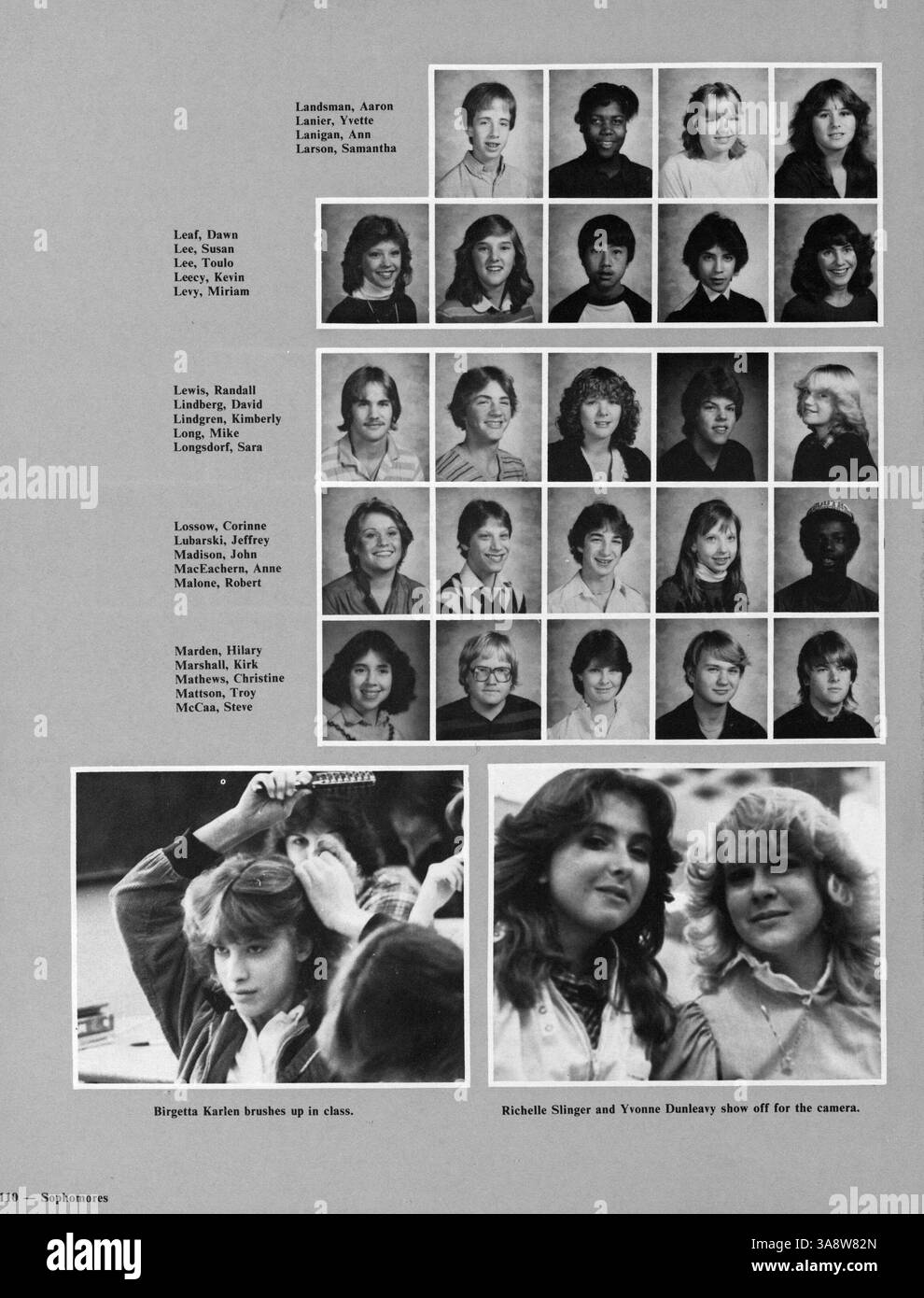 The 1983 South High School 'Tiger' yearbook documents significant ...