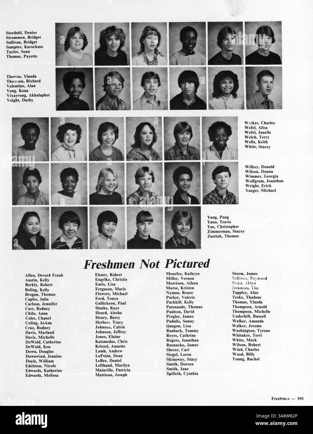 This 1983 South High 'Tiger' yearbook documents the student body ...