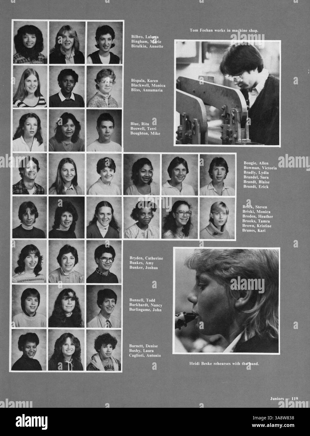 The 1983 South High School 'Tiger' yearbook documents the significant ...