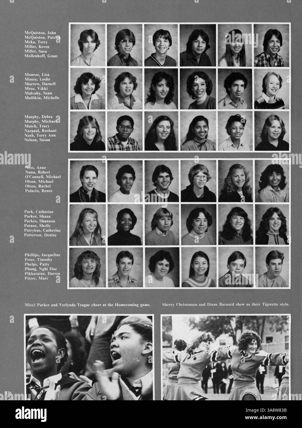 The 1983 South High 'Tiger' yearbook captures important events of the ...