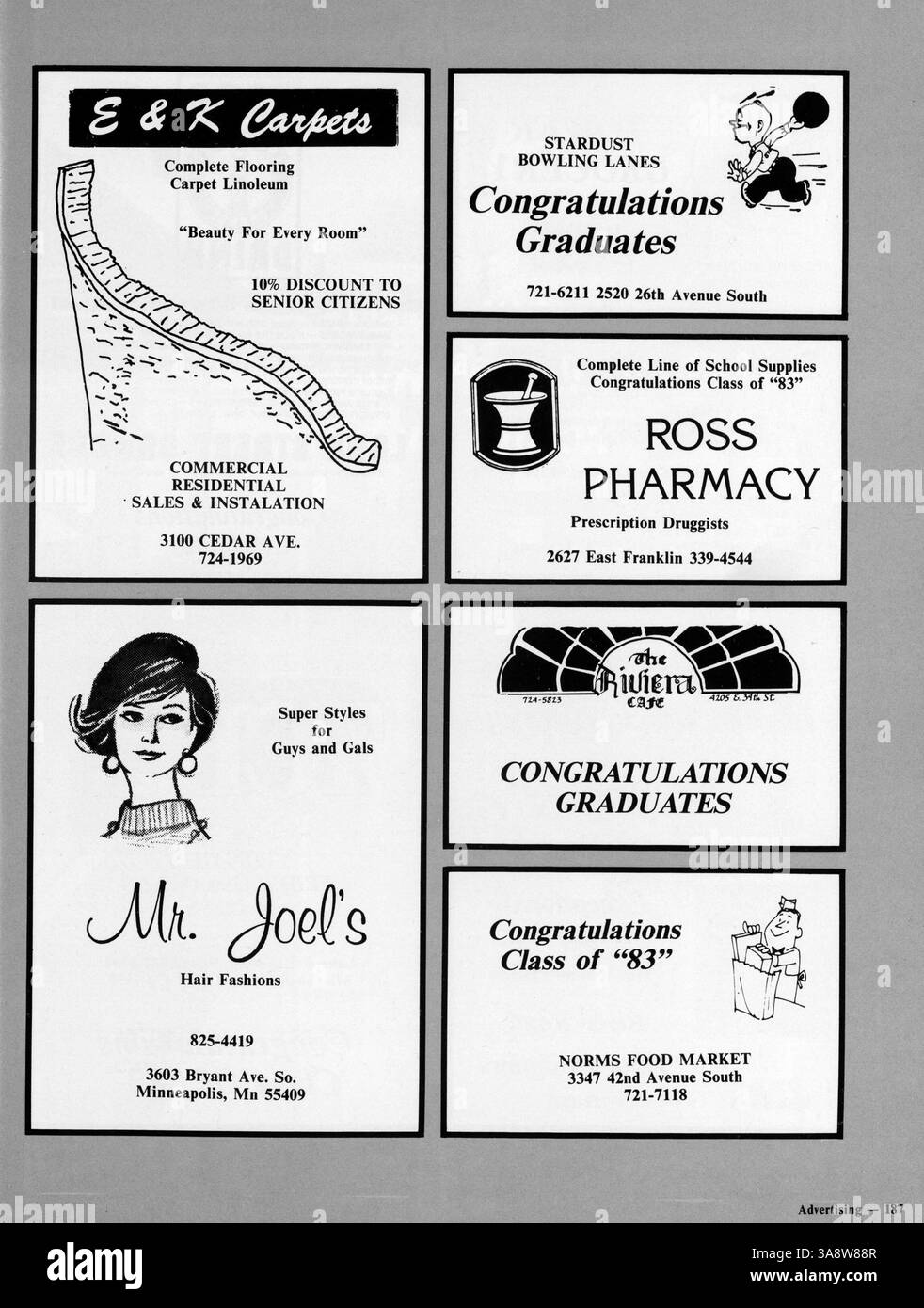 The '1983 Tiger' Yearbook documents student and faculty contributions ...