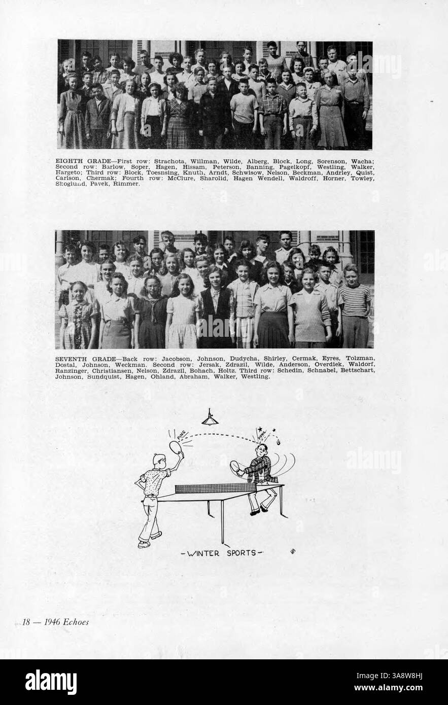 This 1946 edition of 'Echoes', the Hopkins High School yearbook ...