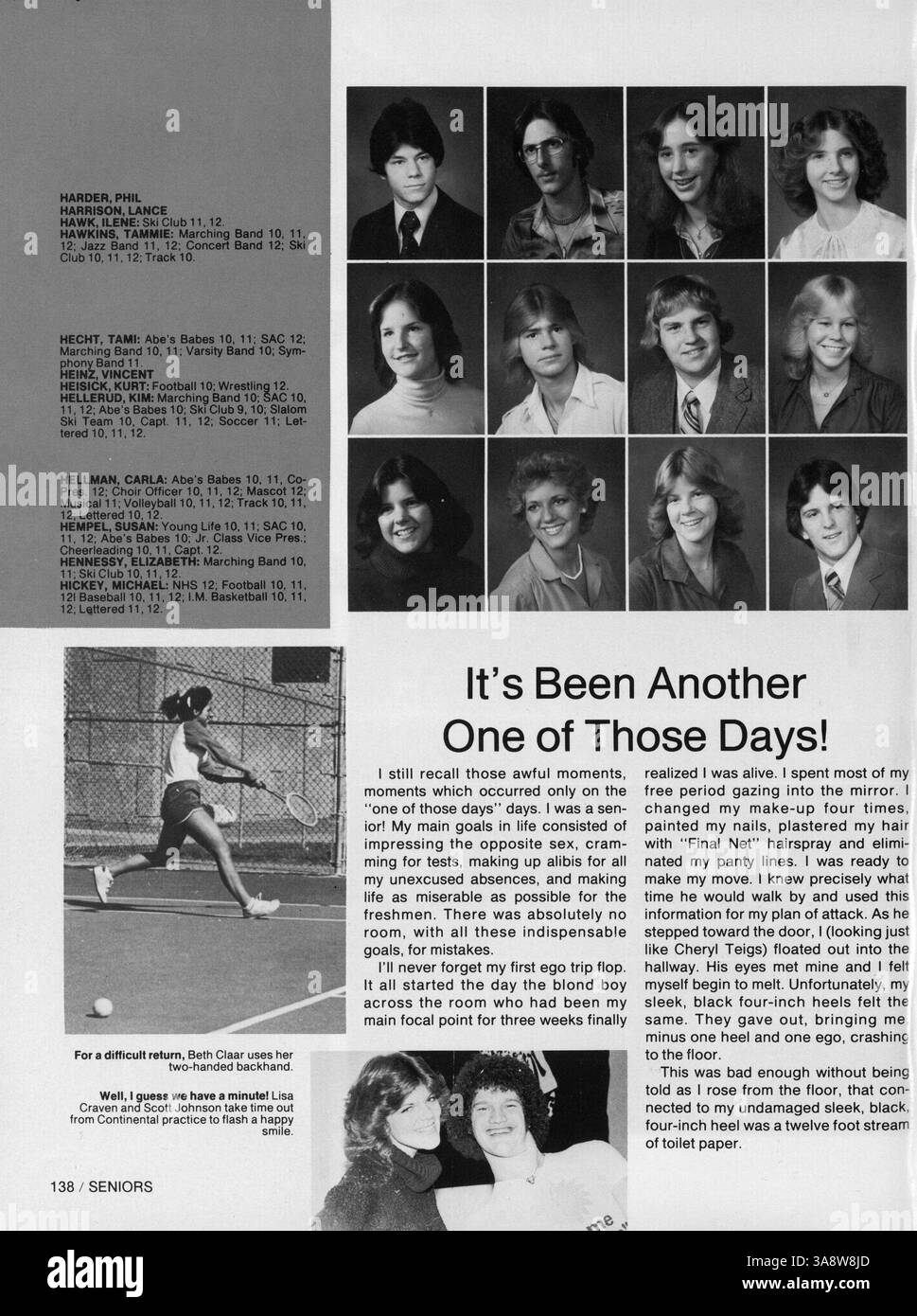 Yearbook from lincoln high captures the 1979 1980 school year hi-res ...