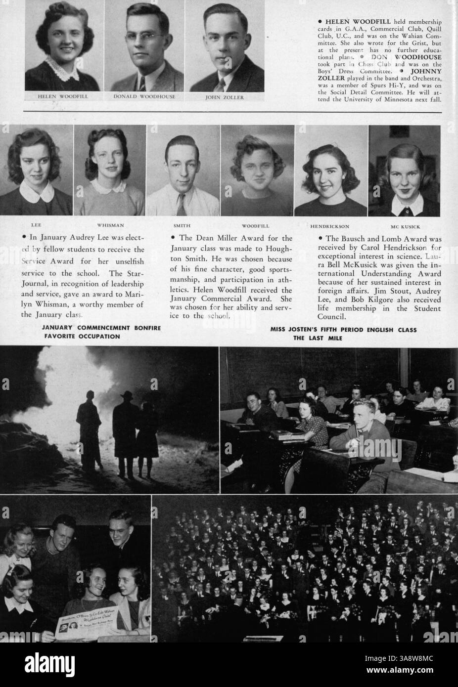This 1941 'Wahian' Yearbook records Washburn High School’s 1940-1941 ...