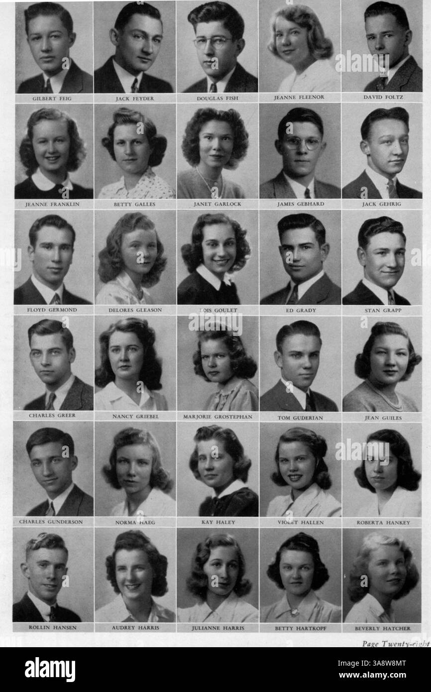 The 'Wahian' Yearbook of 1941 captures the highlights of the 1940-1941 ...