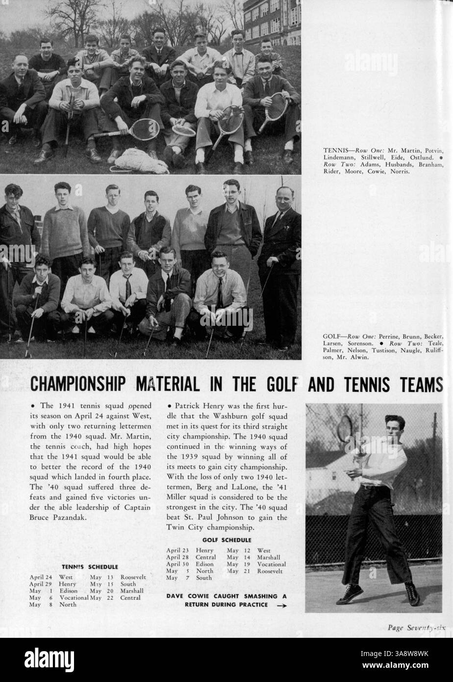 This 1941 'Wahian' Yearbook records the significant events of Washburn ...