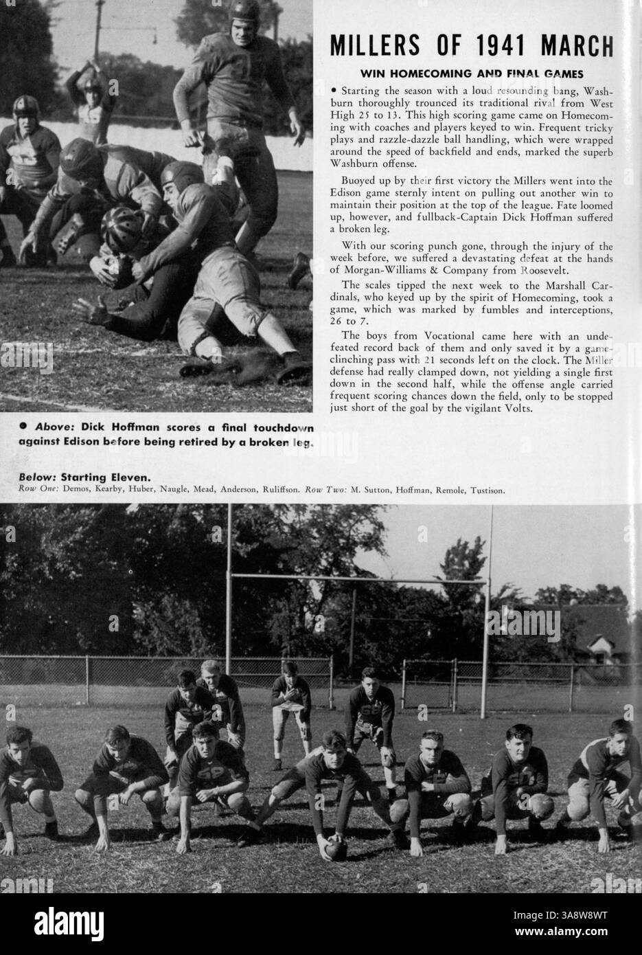 The 'Wahian' Yearbook from 1941 documents the key highlights of ...