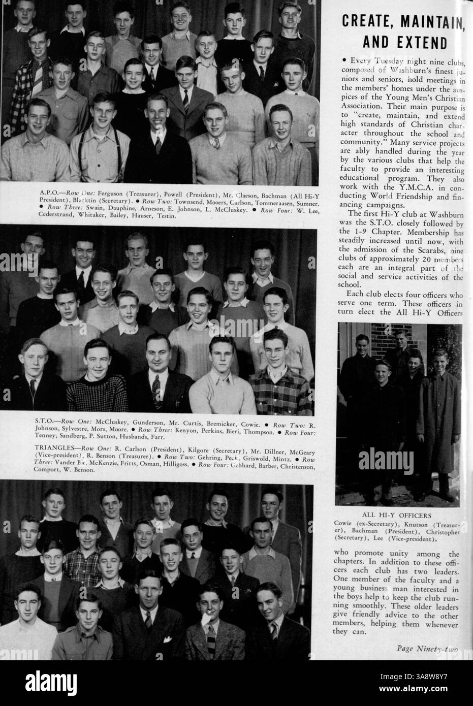 This 'Wahian' Yearbook from 1941 highlights student life, including ...