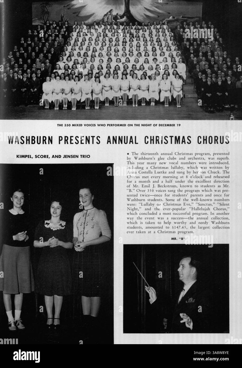 Yearbook from 1941 documents washburn high schools students hi-res ...