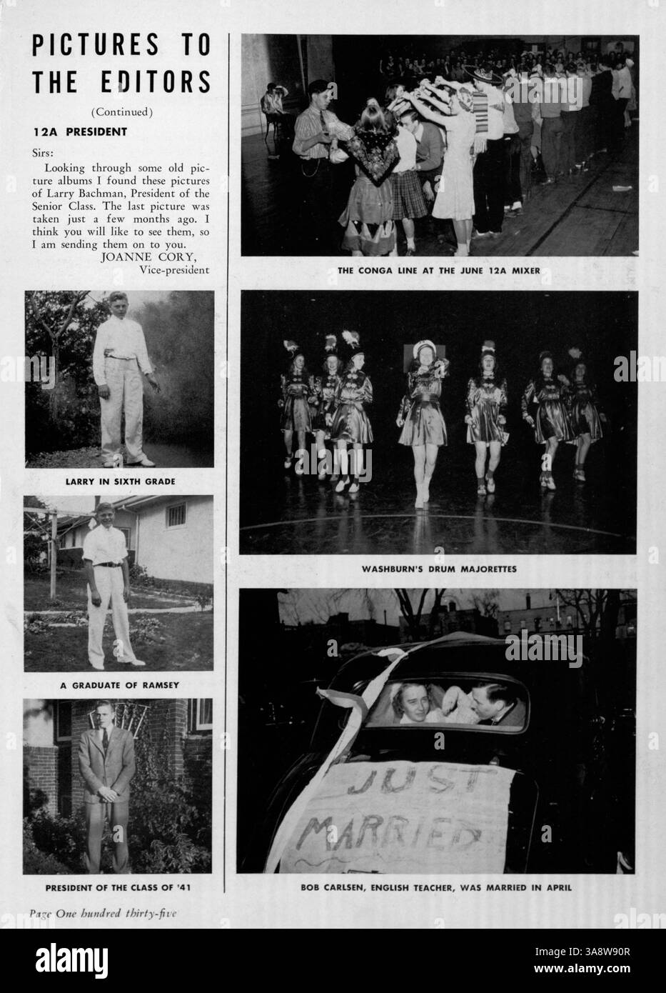 This 'Wahian' Yearbook from Washburn High School (1941) highlights ...