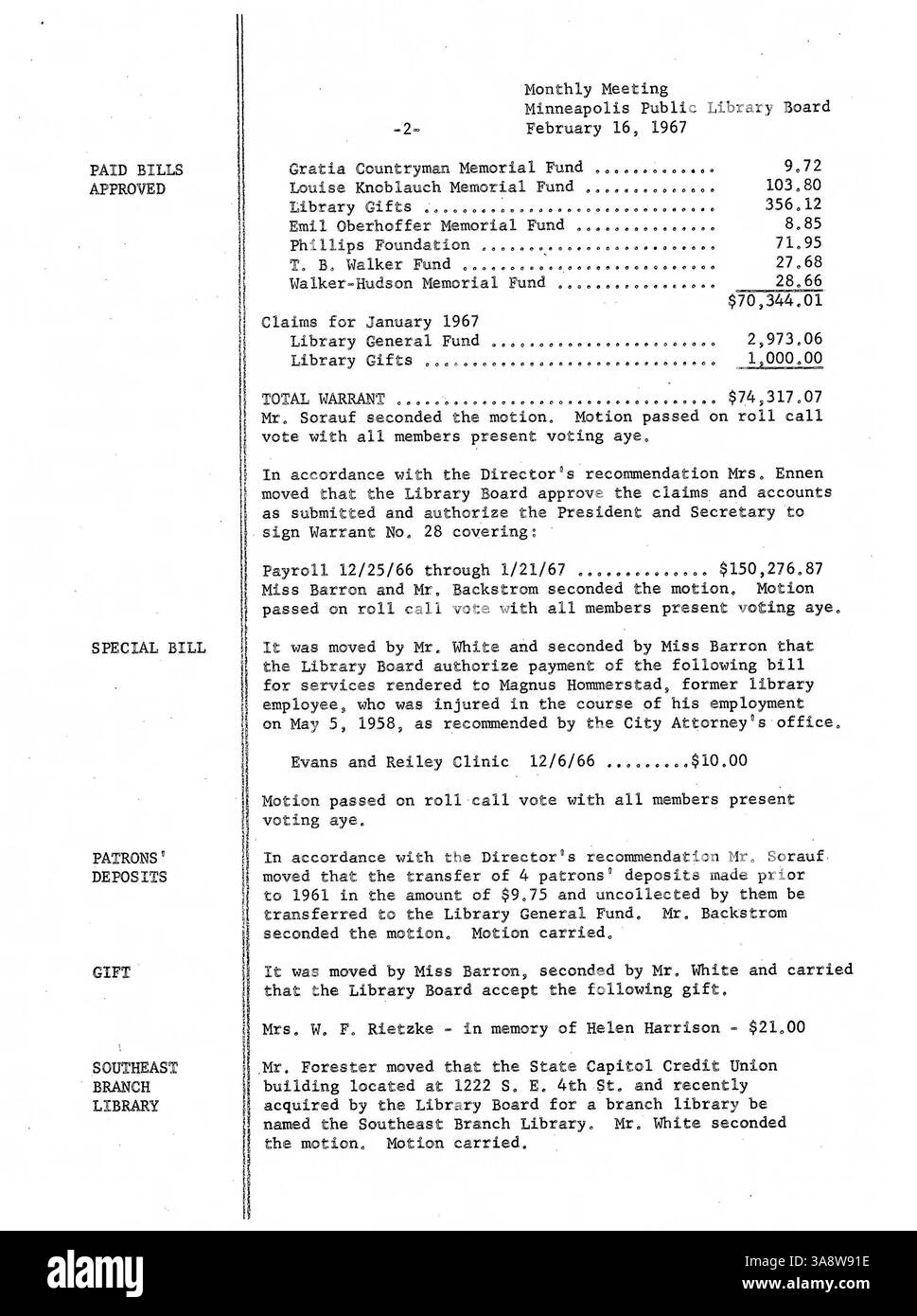 Documenting important decisions and policies affecting library ...