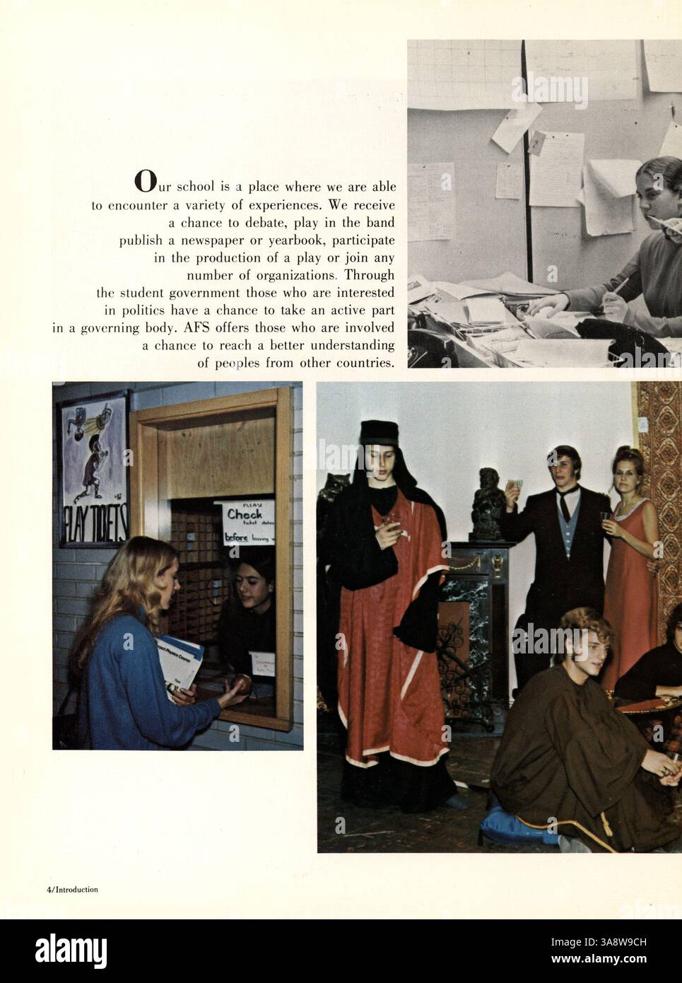 The 'Aurean '72' yearbook from Richfield High School commemorates the ...