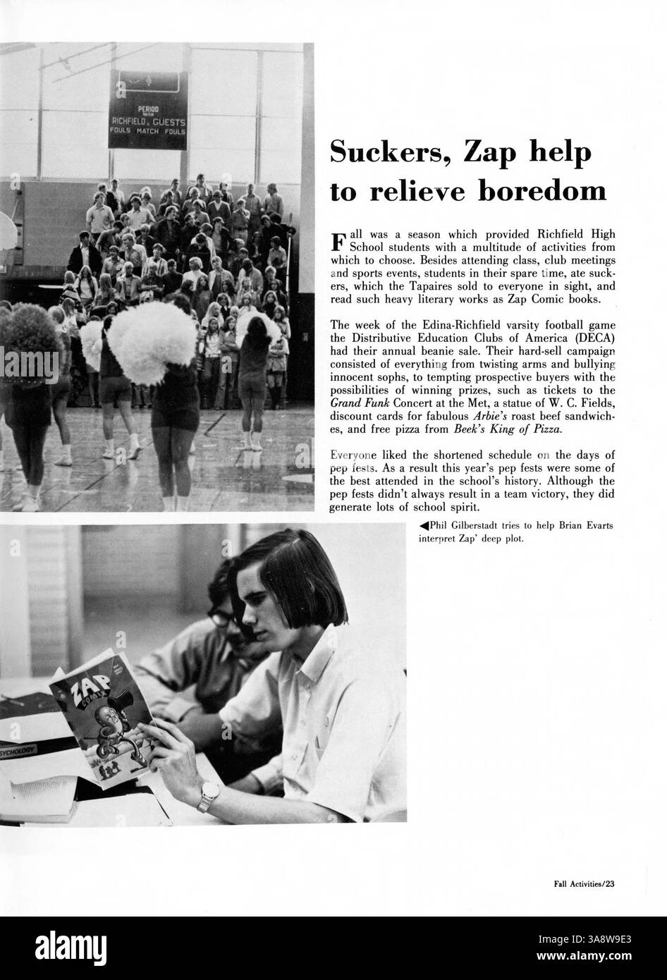 This 'Aurean '72' yearbook from Richfield High School covers the 1971 ...