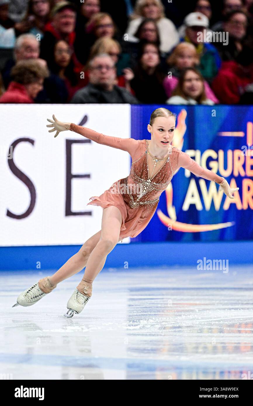 Boston, USA. 28th Mar 2025. Mariia SENIUK (ISR), during Women Free ...