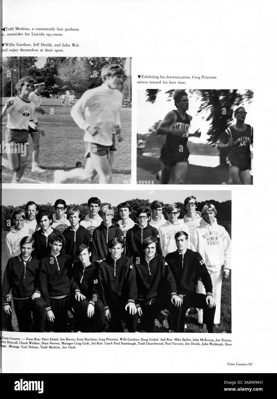 The 1972 Richfield High School Yearbook, also known as Aurean '72, highlights the 1971-1972 ...