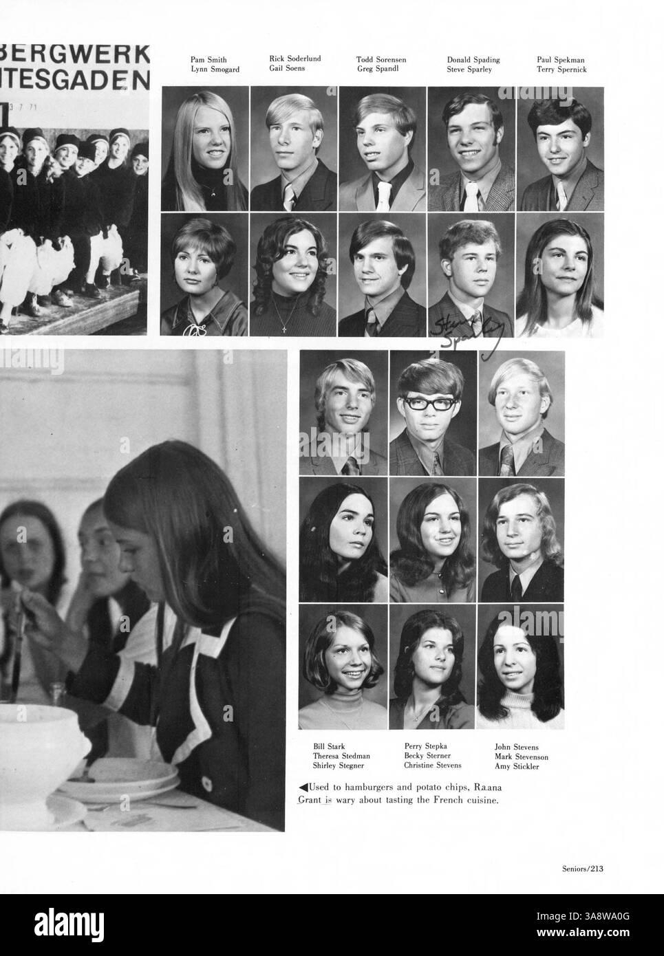 The 1972 edition of the Aurean yearbook documents the students ...