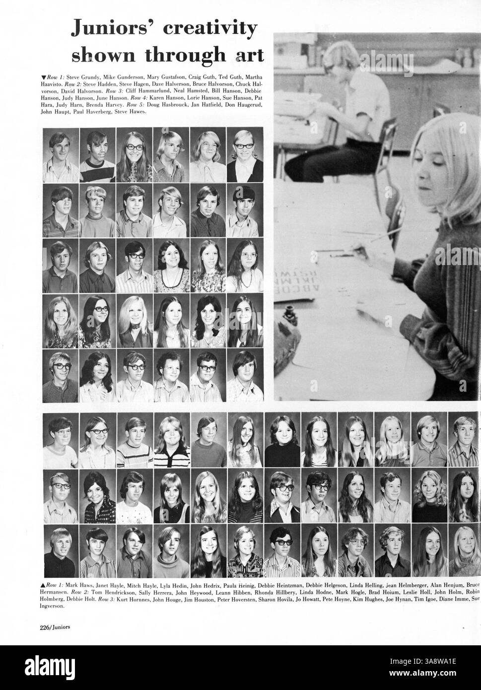 Richfield High School’s 1972 Aurean yearbook documents students ...