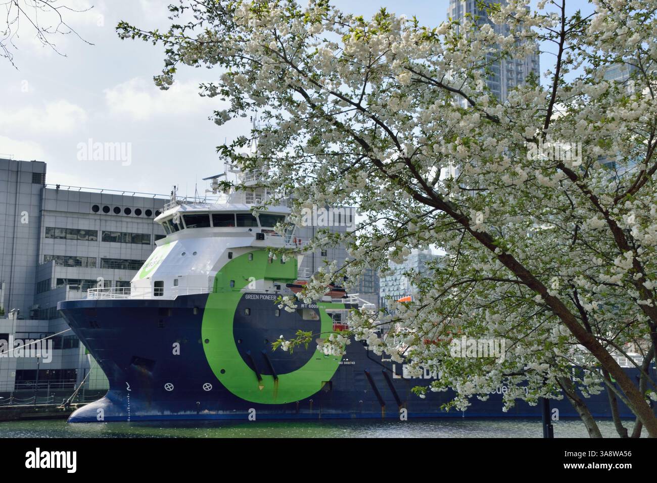 GREEN PIONEER is the world's first dual-fuelled ammonia-powered ship (an Offshore Support Vessel ...
