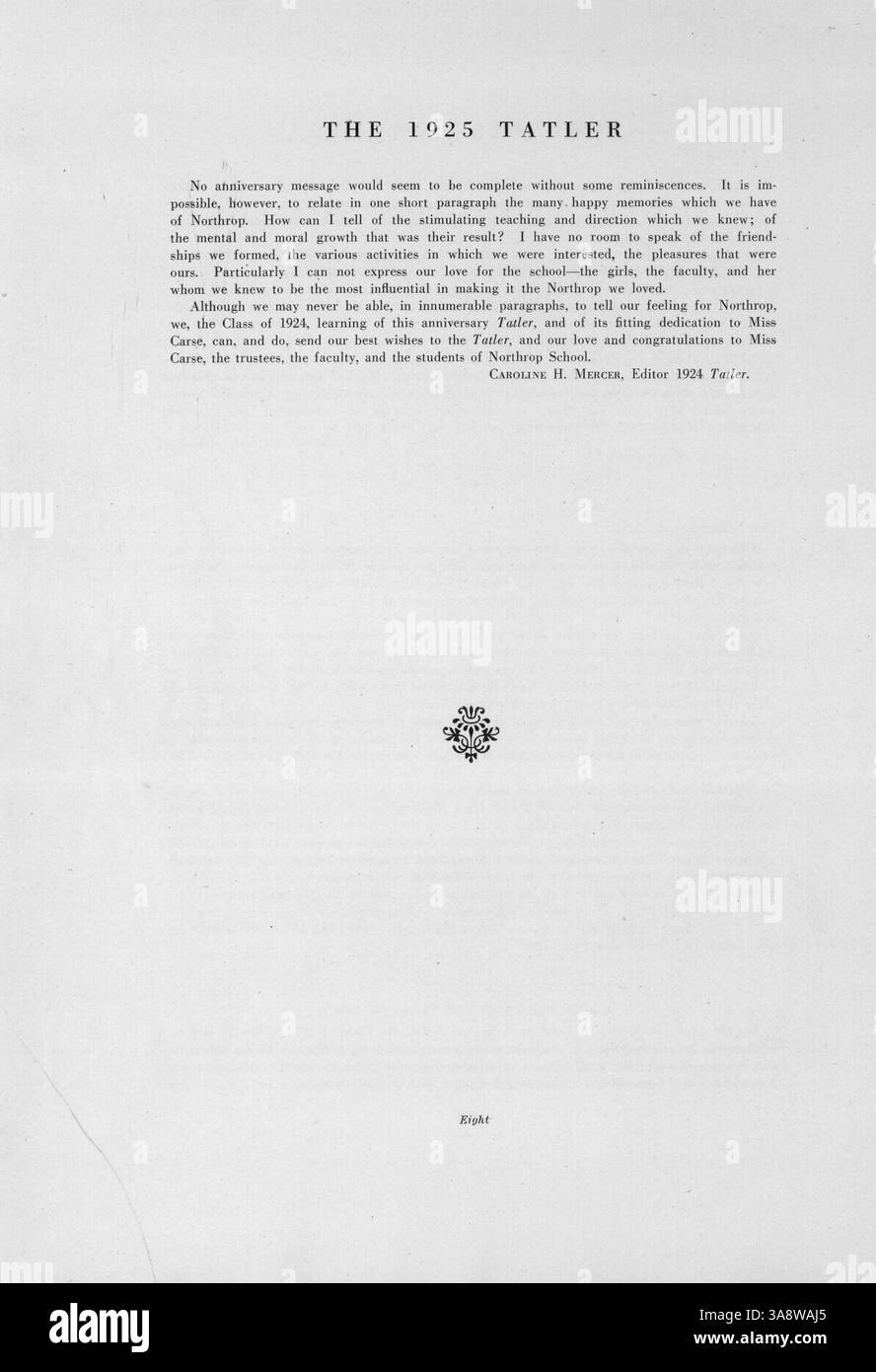 The 1925 yearbook of northrop collegiate school captures student hi-res ...