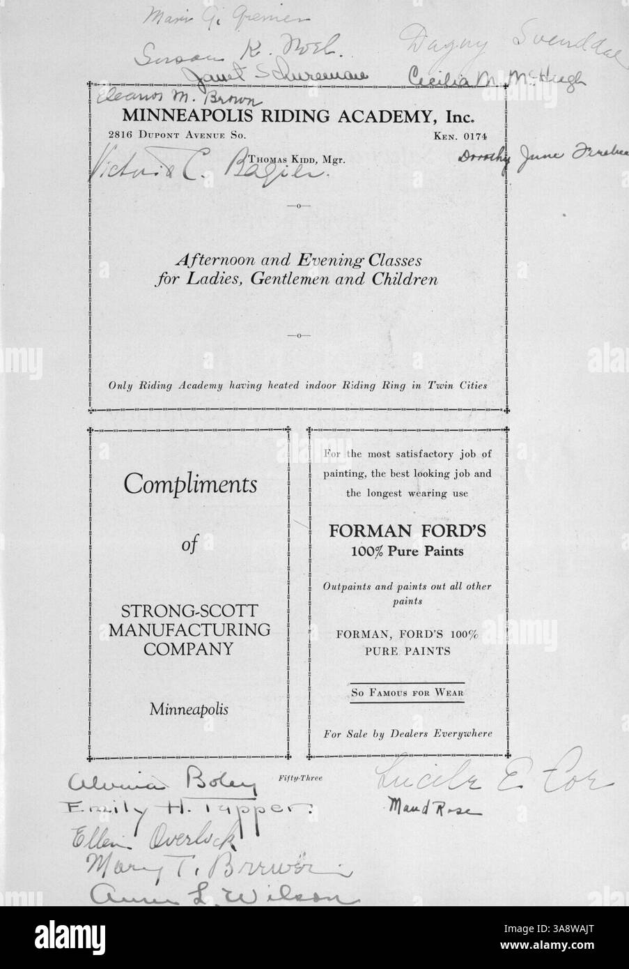 The 1925 Northrop Collegiate Yearbook, The Tatler, features student ...