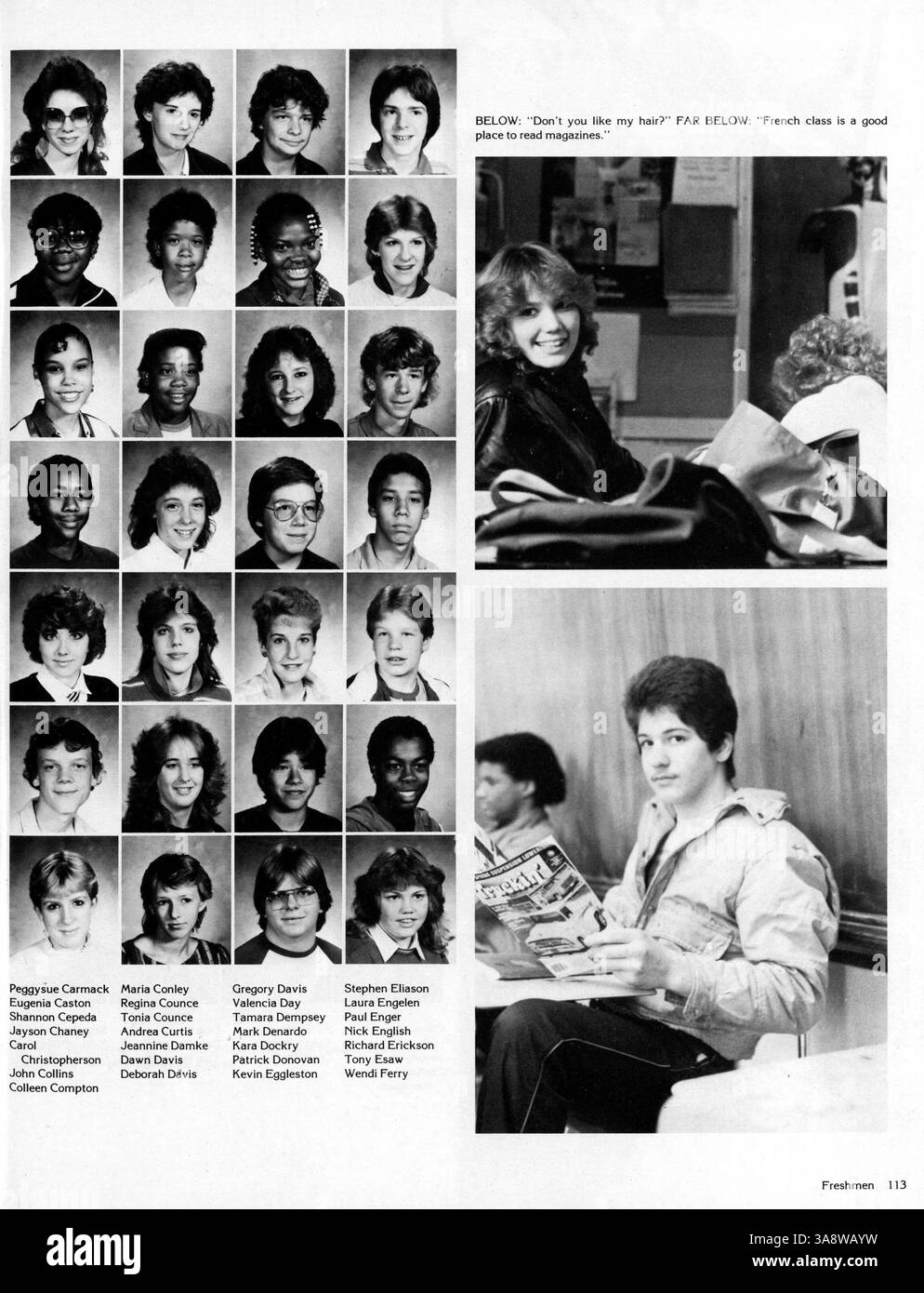 This 1985 Patrick Henry High yearbook captures the 1984-1985 school ...