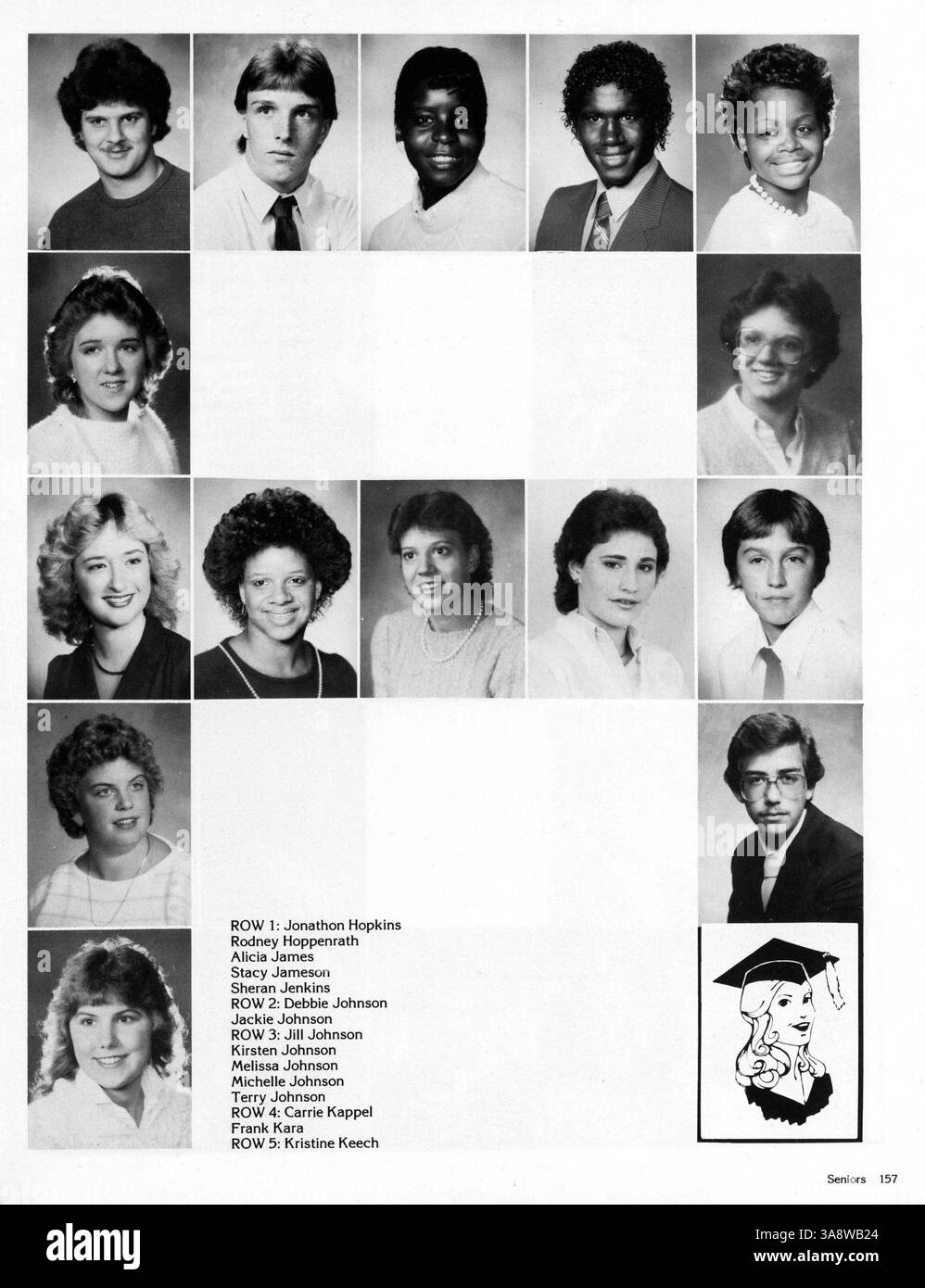 This high school yearbook from 1985 showcases the 1984-1985 school year ...