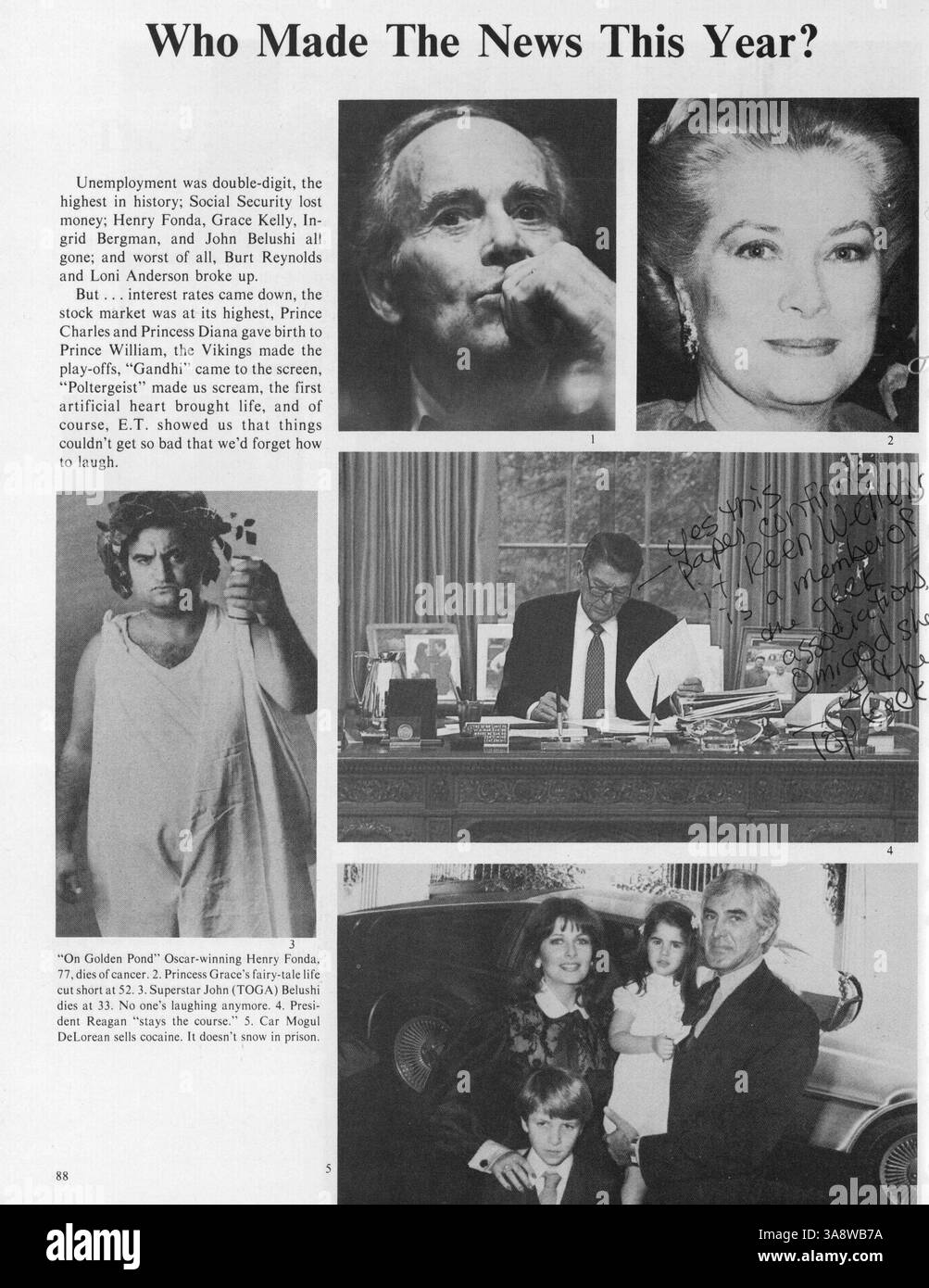 The 'Angelus' yearbook of 1983 documents the key student events and ...