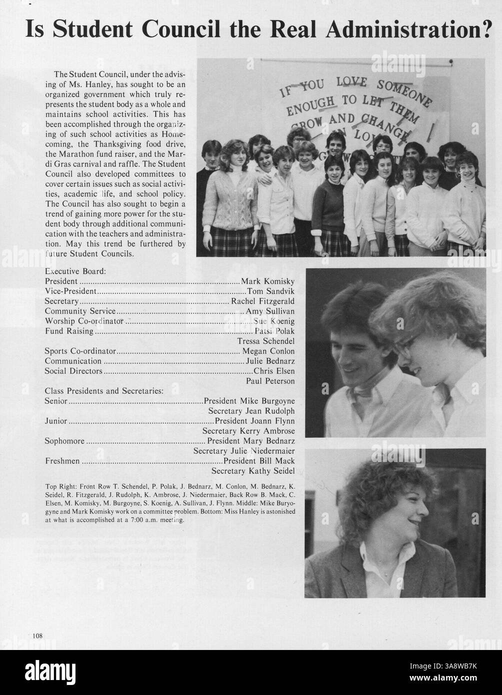 This 1983 edition of the Academy of Holy Angels yearbook highlights the ...