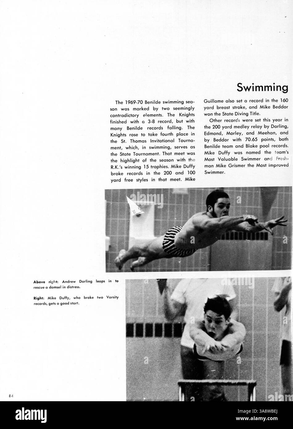 This yearbook covers the academic, athletic, and social activities that defined Benilde High ...