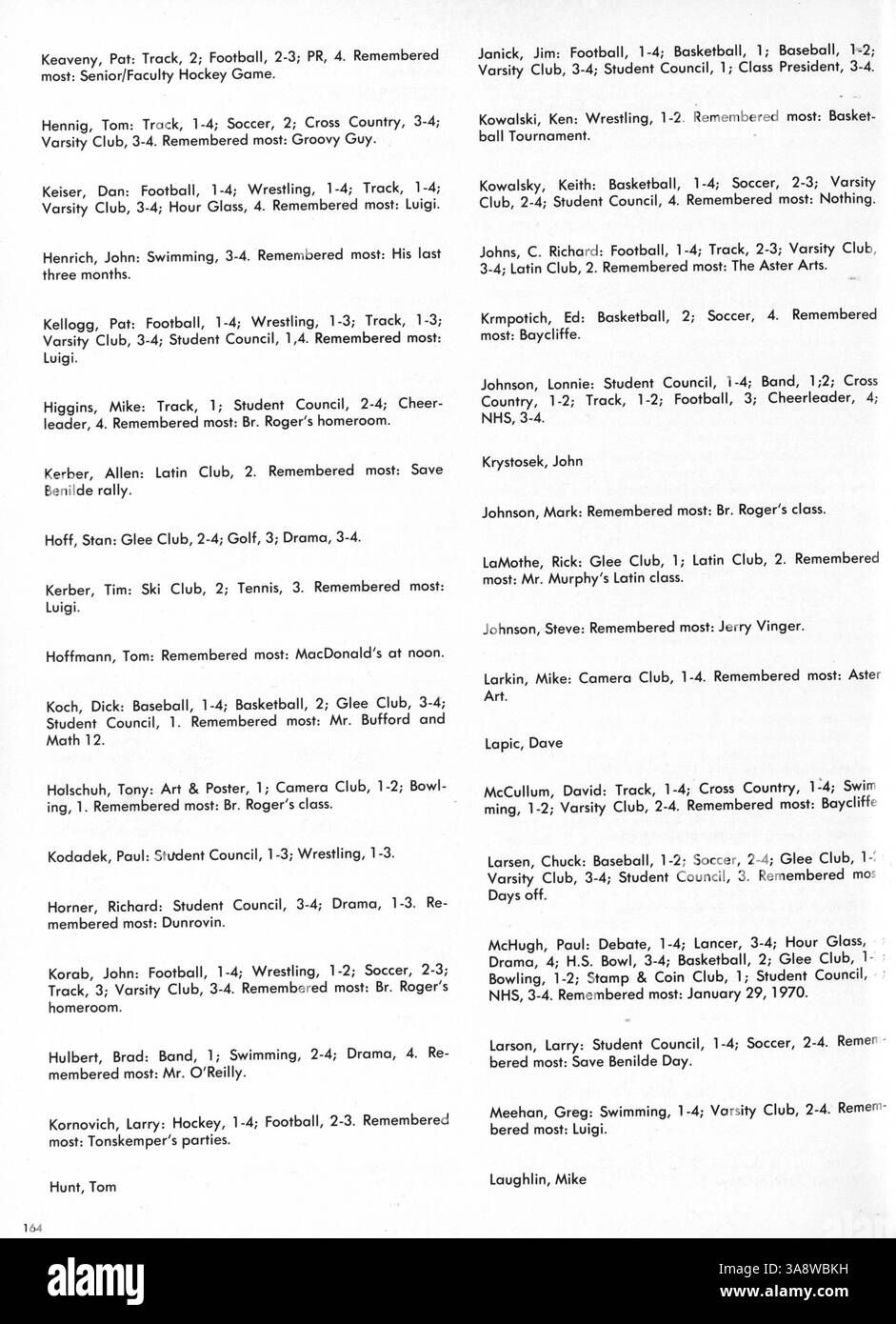 The 1970 Benilde High Yearbook offers a visual account of the school's ...