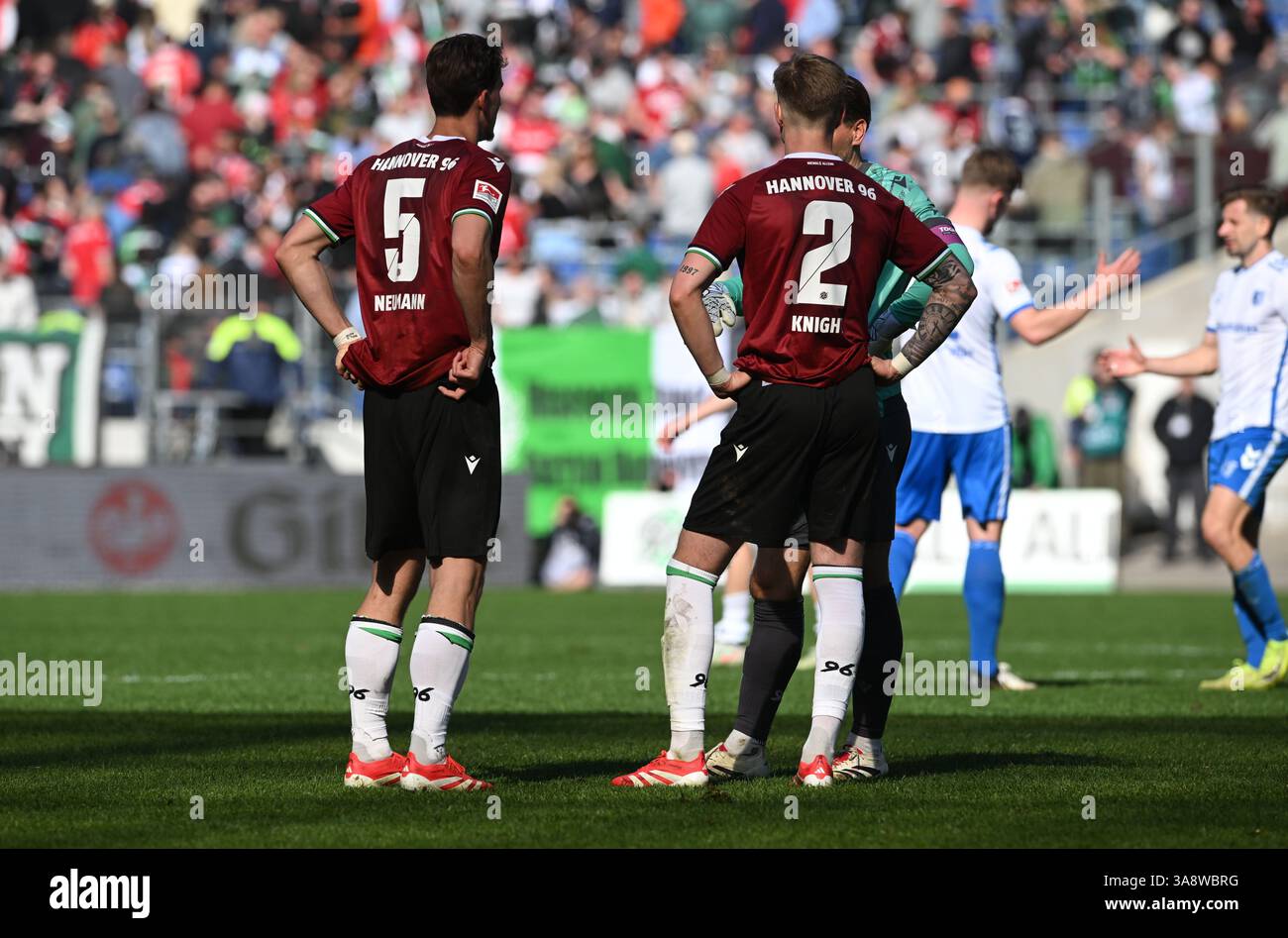 Hanover, Germany. 29th Mar, 2025. Soccer: Bundesliga 2, Hannover 96 - 1 ...