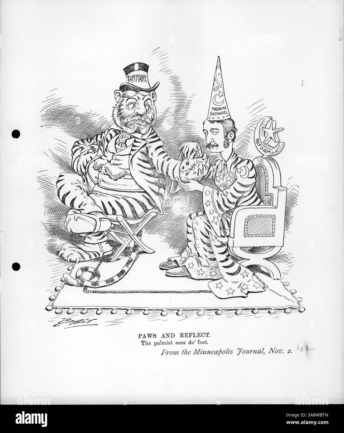 Tammany tiger hi-res stock photography and images - Alamy