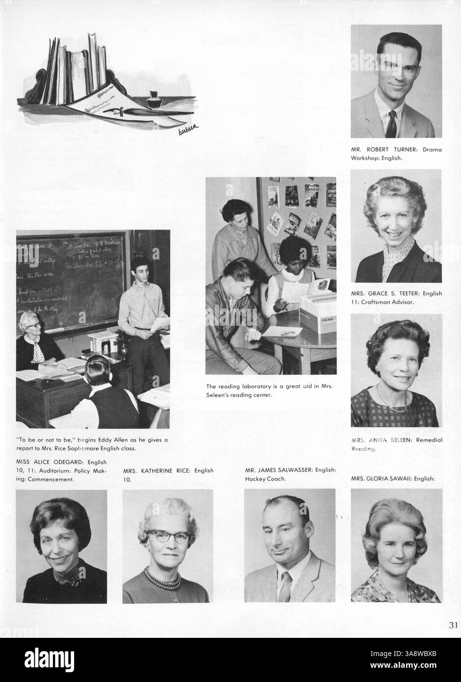 The 1965 'Tradewind 65' yearbook reflects the school's activities ...