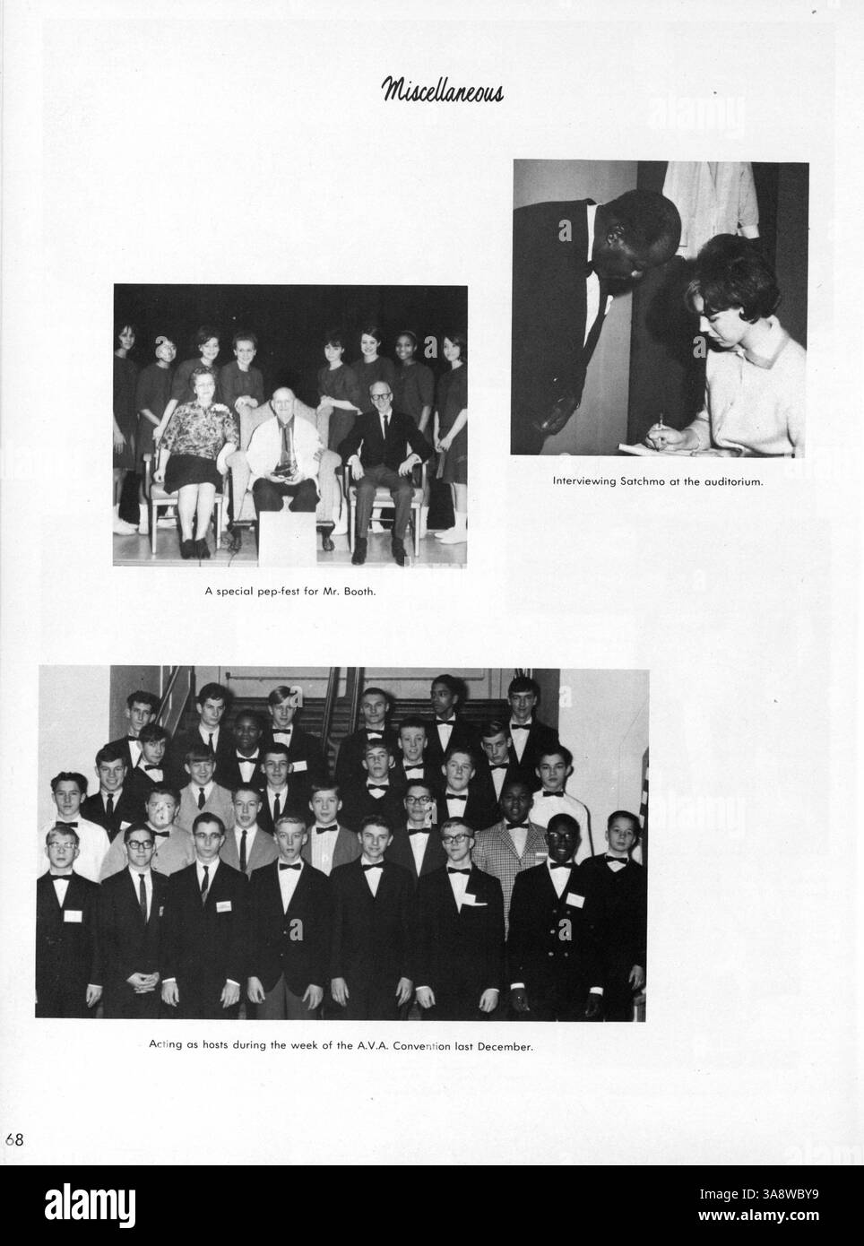 Yearbook presents a comprehensive look at the 1964 1965 school year hi-res stock photography and ...