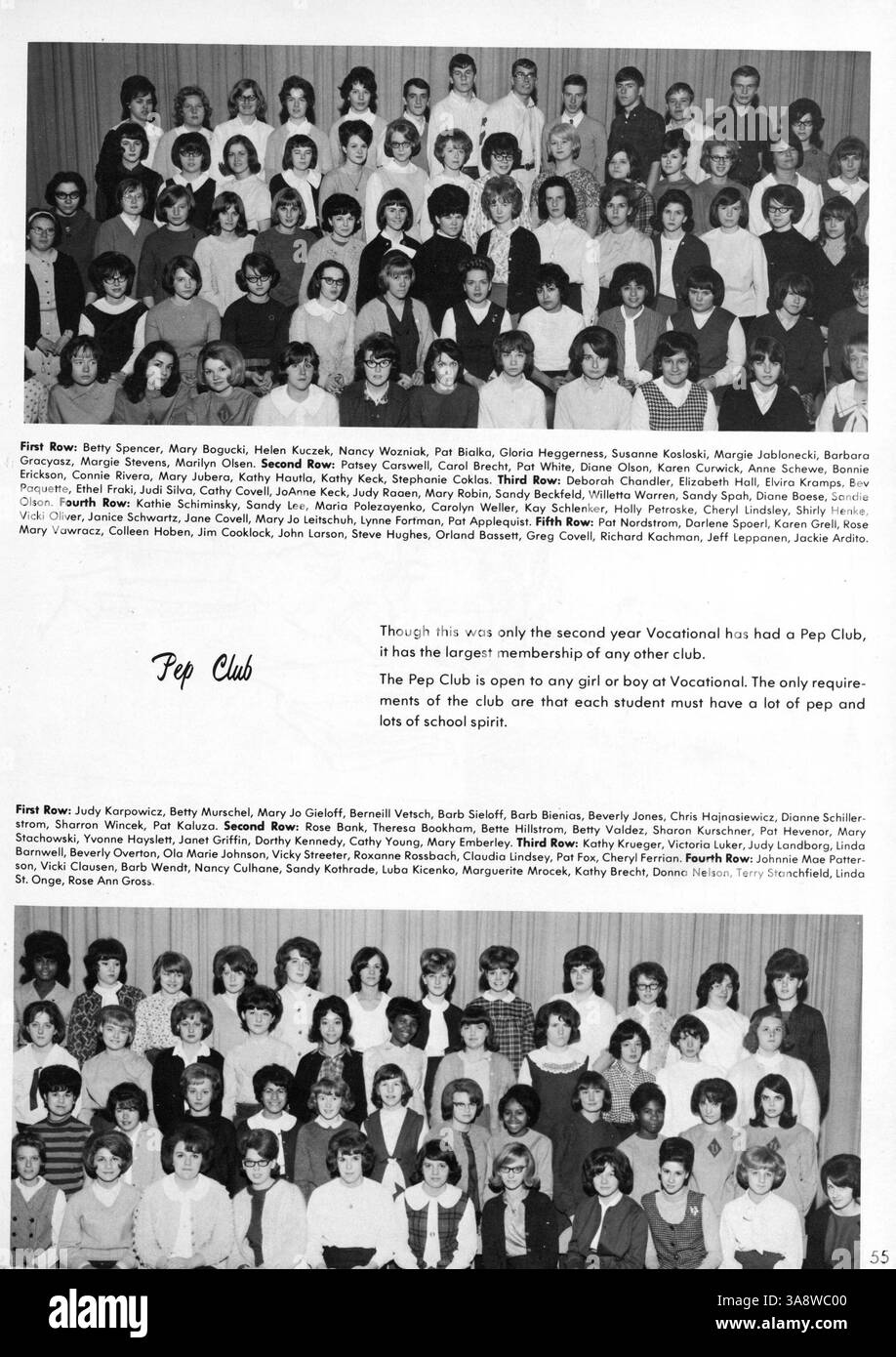 The 'Tradewind 65' yearbook from 1965 documents the high school ...