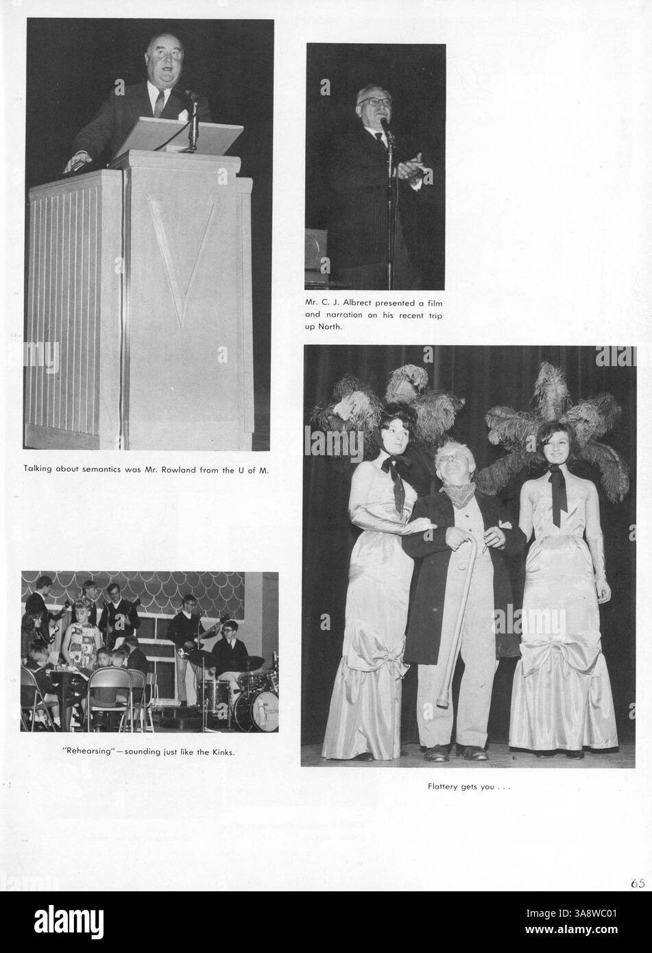 The 'Tradewind 65' yearbook for 1965 showcases various school ...