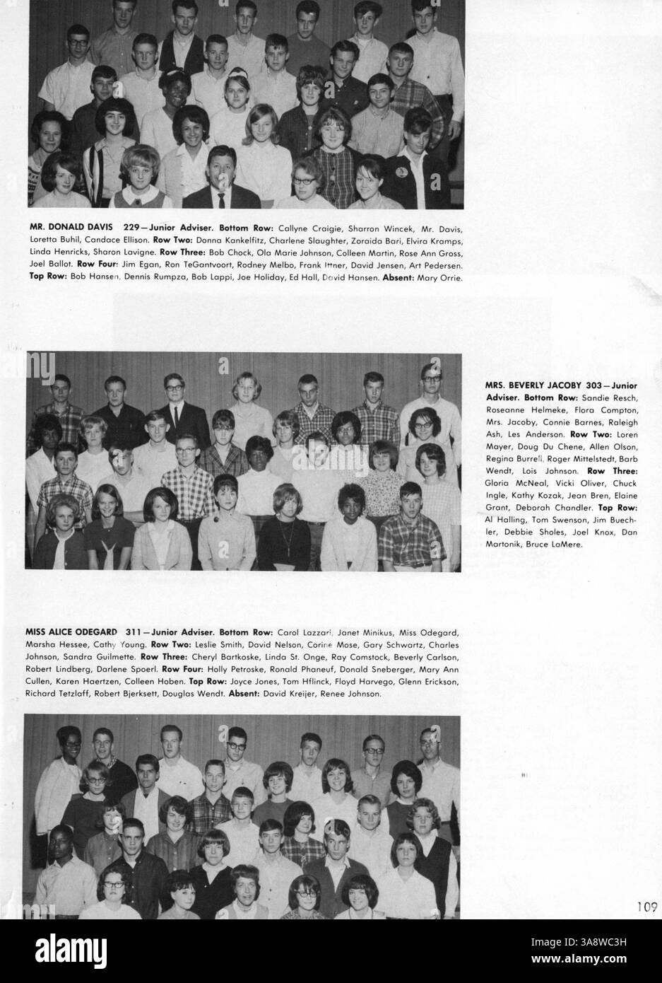 This high school yearbook, 'Tradewind 65,' documents key school ...