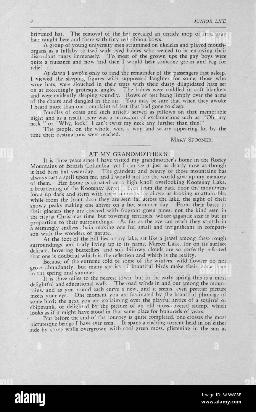 The June 1926 edition of 'Junior Life,' the Bryant Jr. High Yearbook ...