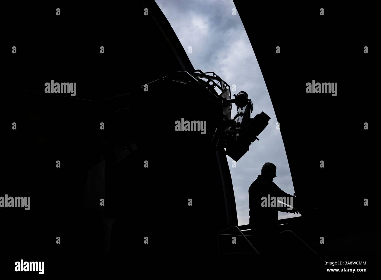 Turnov, Czech Republic. 29th Mar, 2025. Cloudy weather made it ...