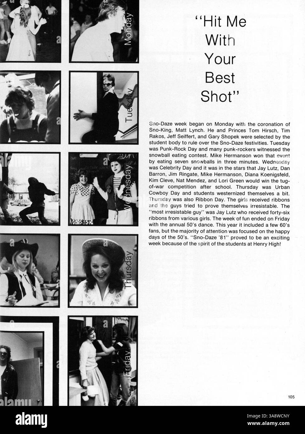 The 1981 Orator Yearbook provides a snapshot of student life and school ...