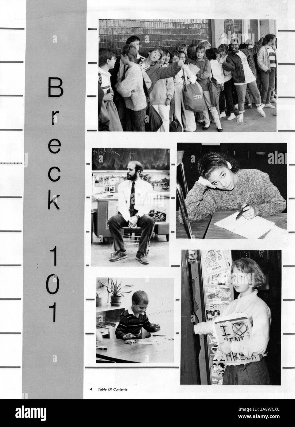 The 1988 Breck Mustang Yearbook captures the highlights of student life ...