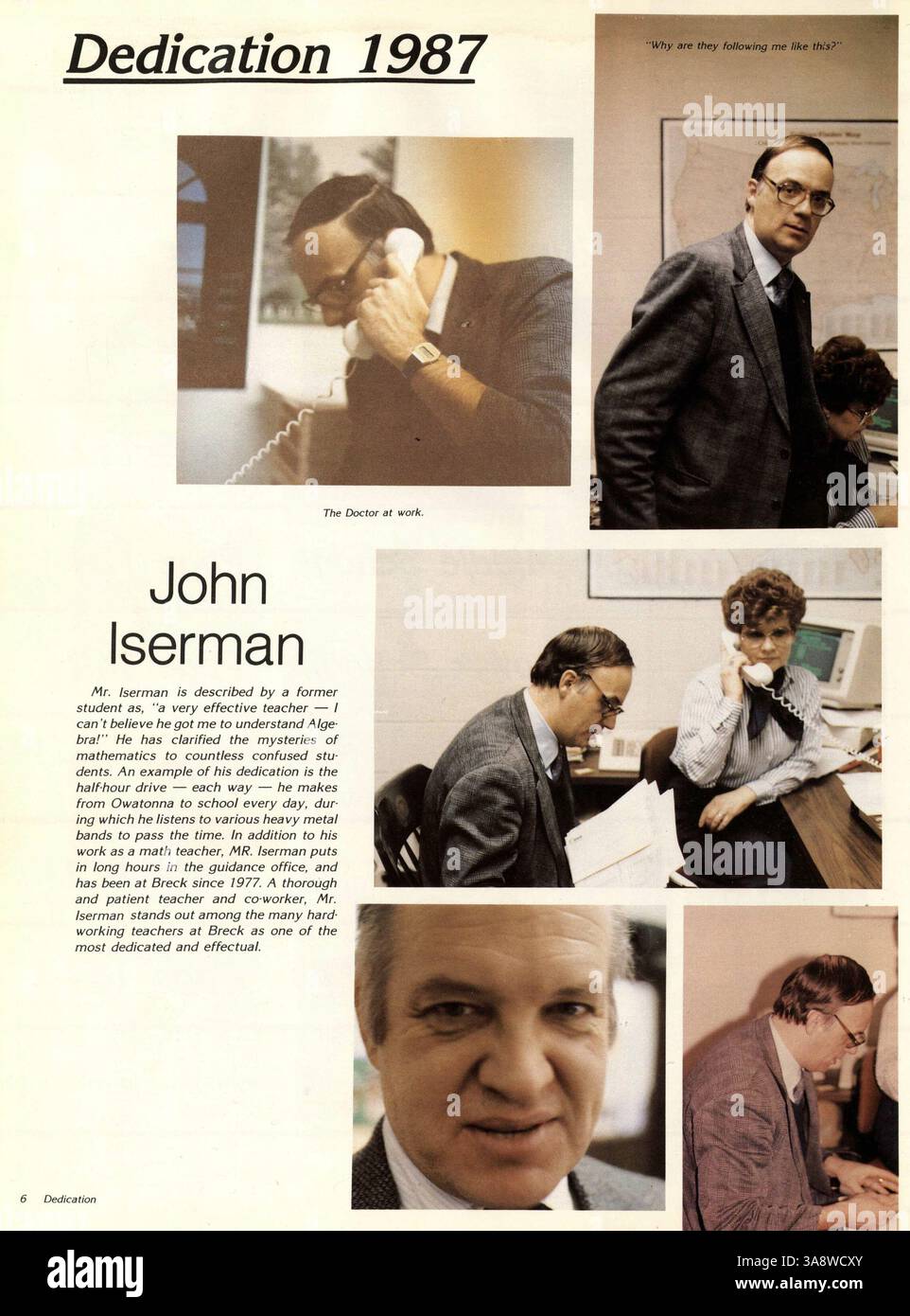 This 1988 edition of the Breck Mustang Yearbook records the student ...