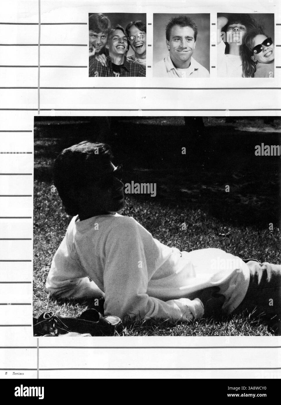 The 1988 Breck Mustang Yearbook features portraits of students ...