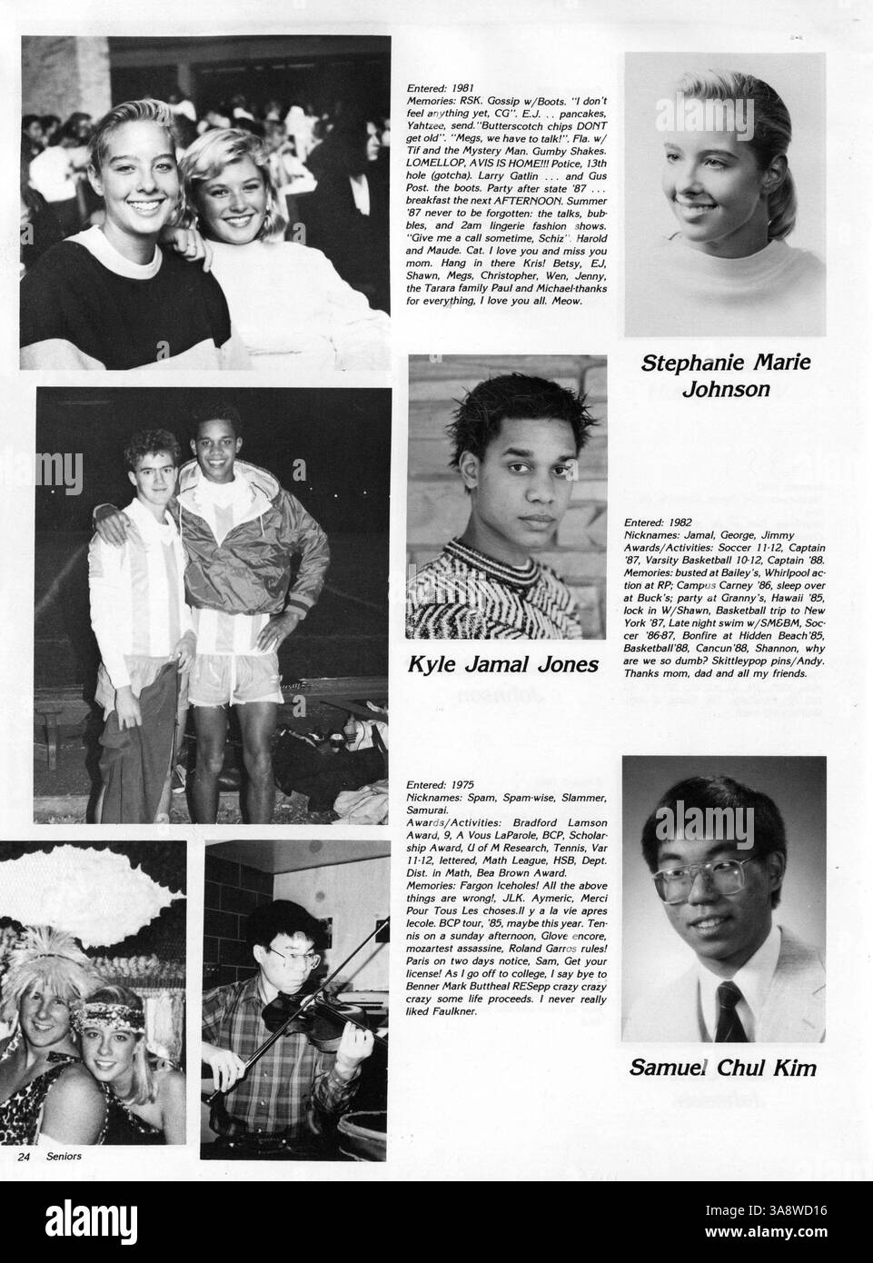 The Breck Mustang Yearbook of 1988 highlights key moments of the 1987 ...